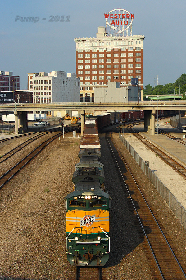 Westbound UP Auto Train